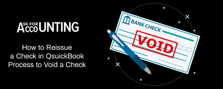 How To Void And Reissue A Check Voiding A Payroll Check In QuickBooks